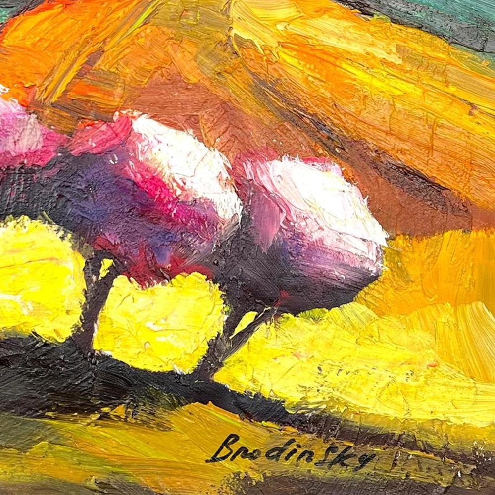 Slava Brodinsky | Slava Brodinsky Hand Signed Original Painting on ...