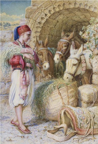William J. Webbe | An Eastern Muleteer | MutualArt
