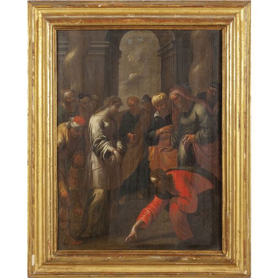 Genoese School, 17th Century | Scuola genovese sec.XVII Cristo e l ...