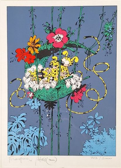Andre Franquin | FRANQUIN The Marsupilami Silkscreen print numbered and ...