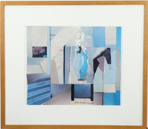 Loran A. D. Montgomery | Modernist collage still life | MutualArt