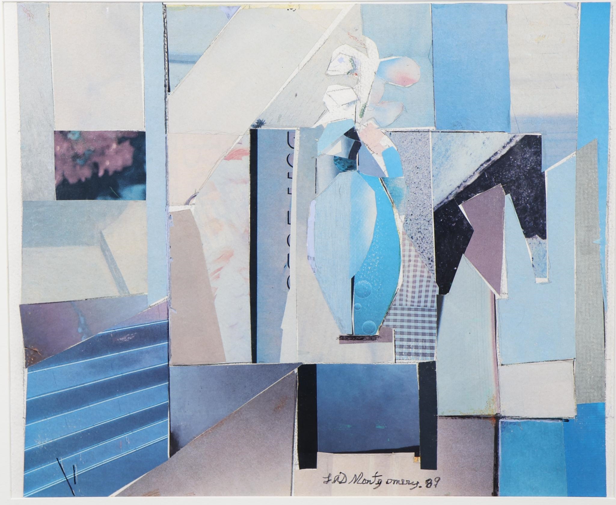 Loran A. D. Montgomery | Modernist collage still life | MutualArt