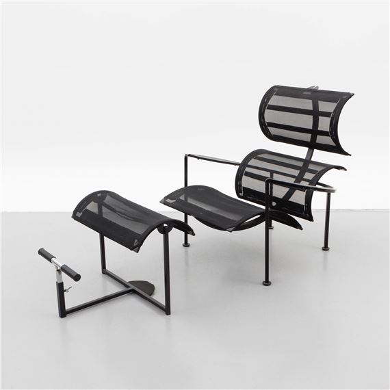Carlo Forcolini | A Signora Chan lounge chair and ottoman (1986 ...