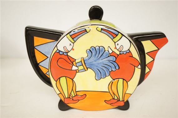 Lorna Bailey | Clown teapot | MutualArt