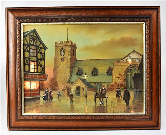 Steven Scholes | Steven Scholes (b.1952)The Borough Market, Southwark ...