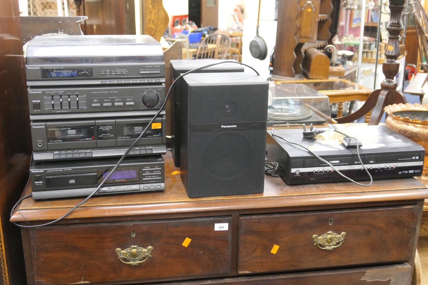 Panasonic | Panasonic stacking stereo system with turntable and ...