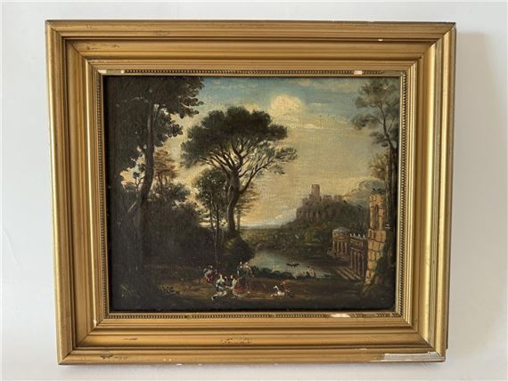 Claude Lorrain | Paisagem - Temple of Nymph Egeria | MutualArt