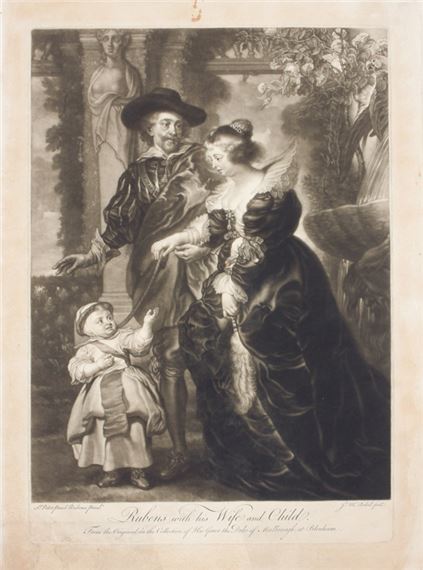 Peter Paul Rubens | Rubens with his wife and child | MutualArt