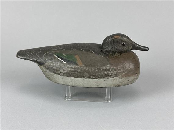 Billy Ellis | Green-Winged Teal Hen Duck Decoy | MutualArt