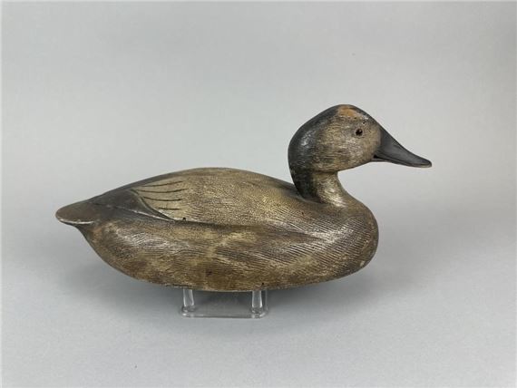 Ken Anger | Ken Anger Canvasback Hen Duck Decoy | MutualArt
