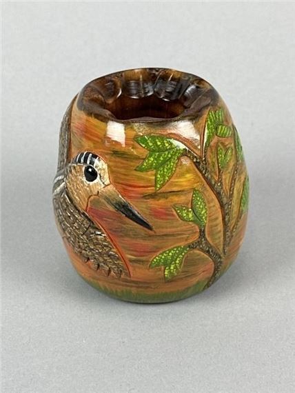 Carl F. Christiansen | Carl Christiansen Woodcock Vase | MutualArt