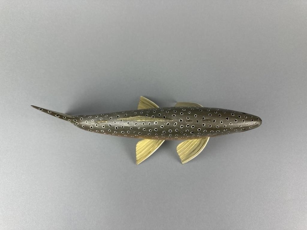 Gerald Finch | Hand Carved Brown Trout | MutualArt
