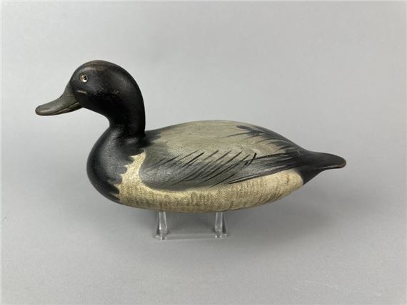 Robert Elliston | Robert Elliston Bluebill Drake Duck Decoy | MutualArt