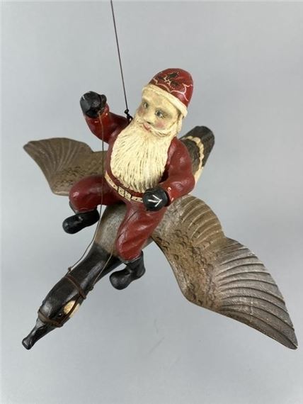 Casey Edwards | Santa Riding Goose | MutualArt