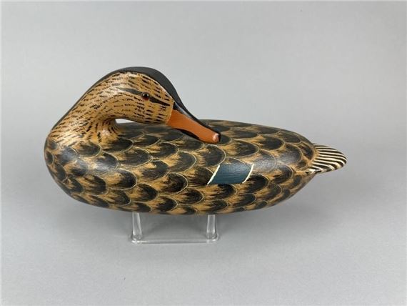 Artie Bennett | Artie Bennett Mallard Hen Duck Decoy (1968) | MutualArt