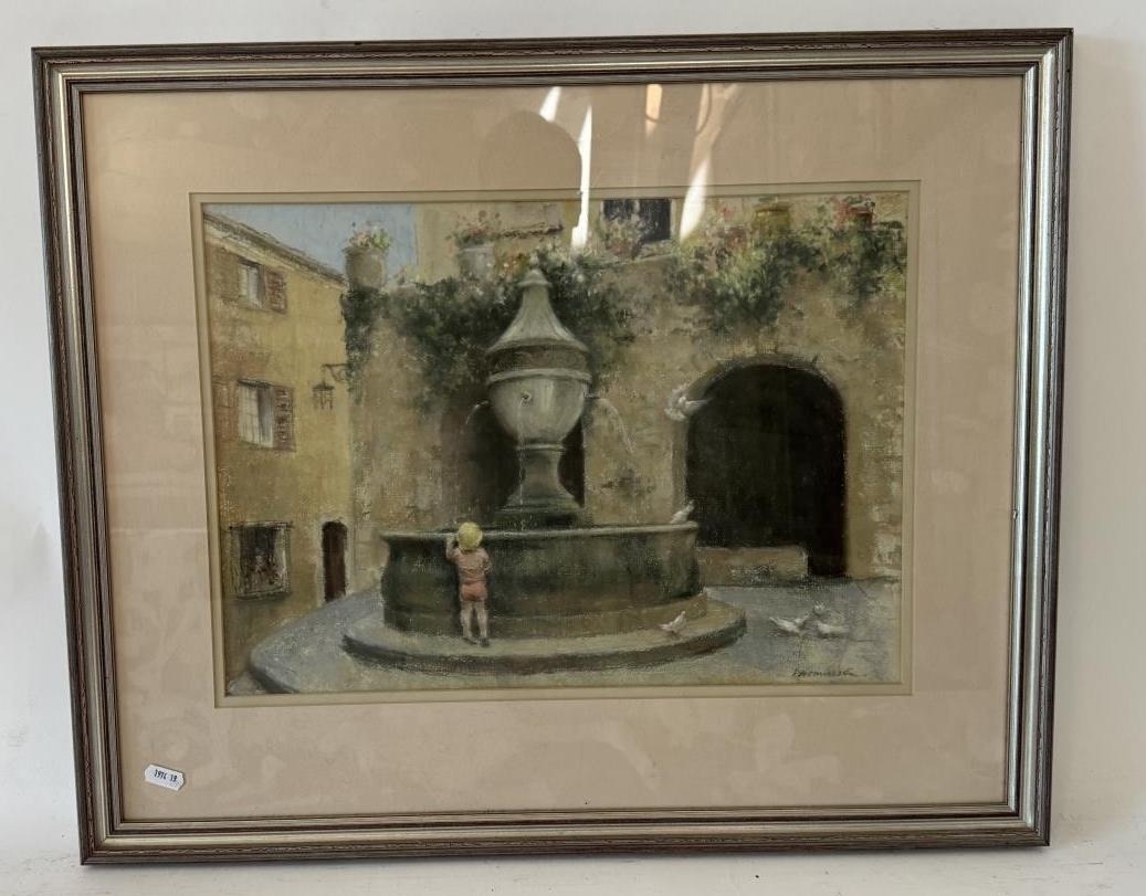 Peter Rasmussen | A Fountain - St. Paul de Vence | MutualArt