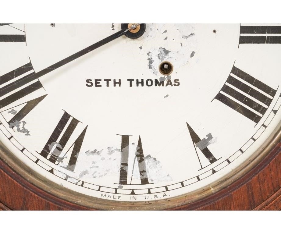Seth Thomas | SETH THOMAS LOBBY WALL CLOCK (19) | MutualArt