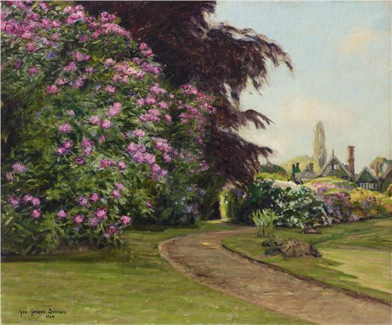 George Gardner Symons | English Garden (1904) | MutualArt