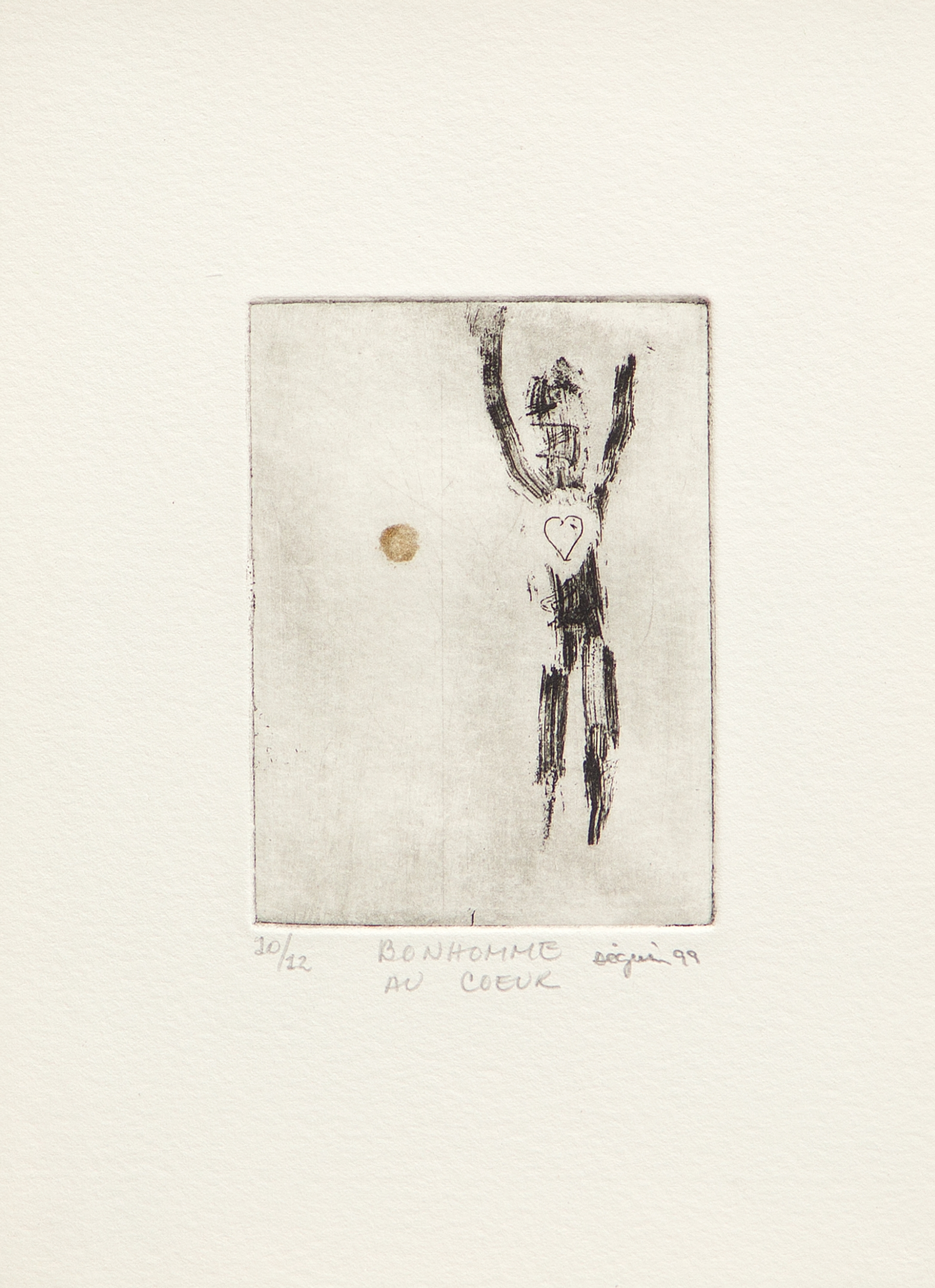Marc Séguin | Bonhomme au cœur (1999) | MutualArt