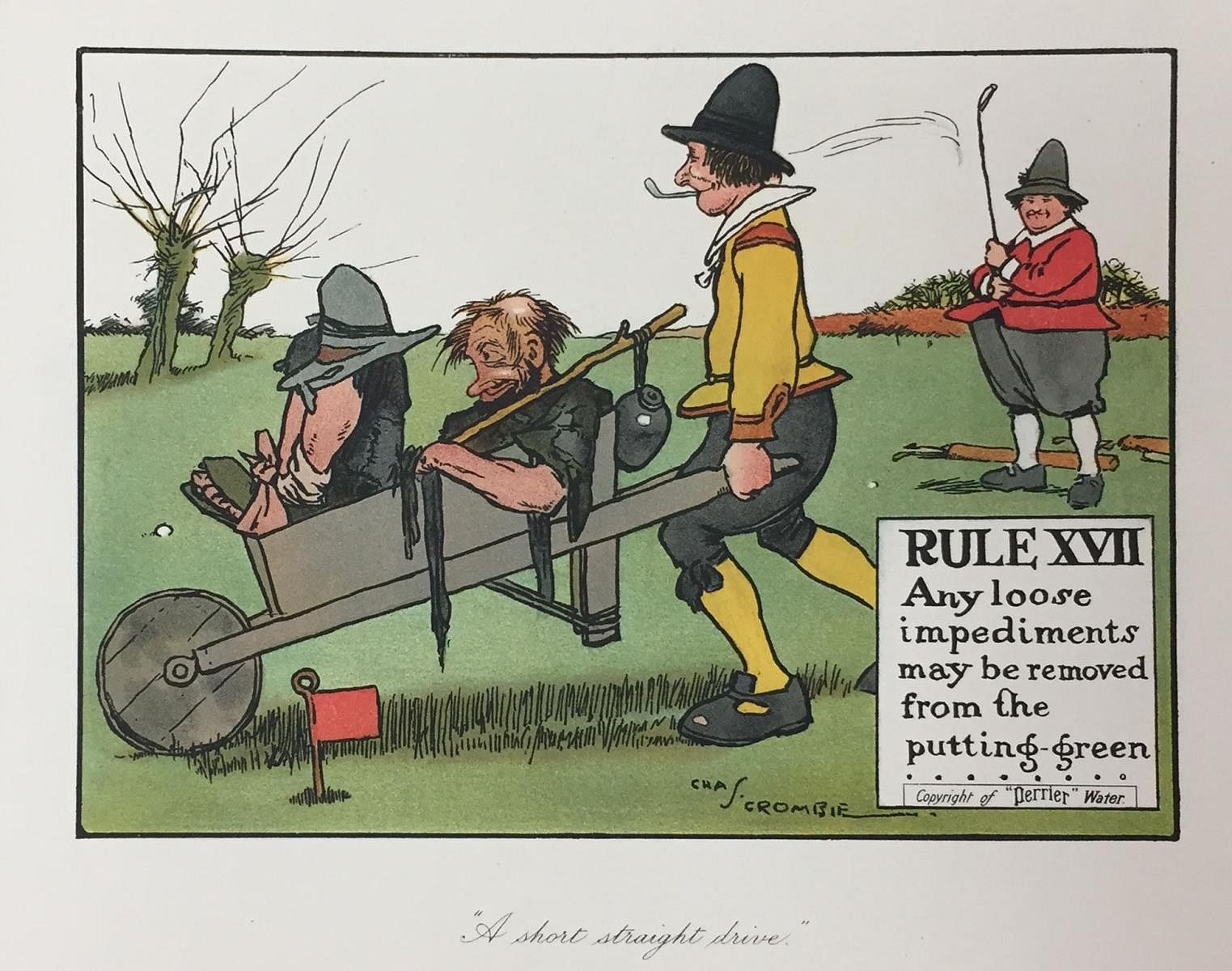 Charles Crombie | Chas Crombie - The Rules of Golf XVII (Circa 1905 ...