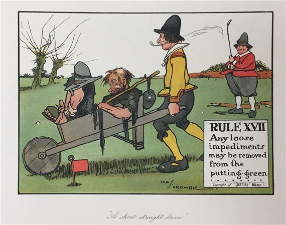 Charles Crombie | Chas Crombie - The Rules of Golf XVII (Circa 1905 ...
