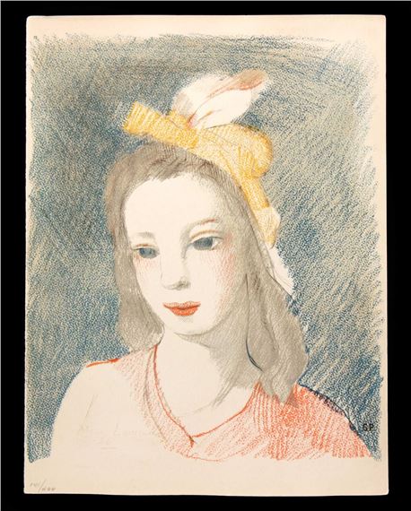 Marie Laurencin | Maurice Laurencin (After) - Young Woman in a Hat ...
