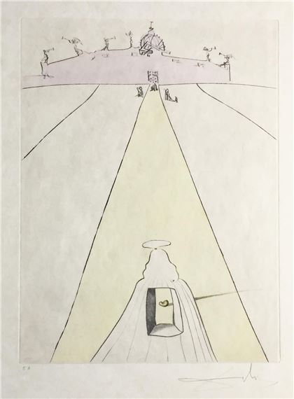 Salvador Dalí | Salvador Dali - God Time Space and the Pope (1974 ...