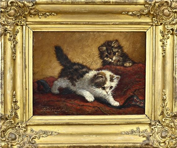 Cornelis Raaphorst | Cornelis Raaphorst. 1875 - 1954. Twee kittens ...