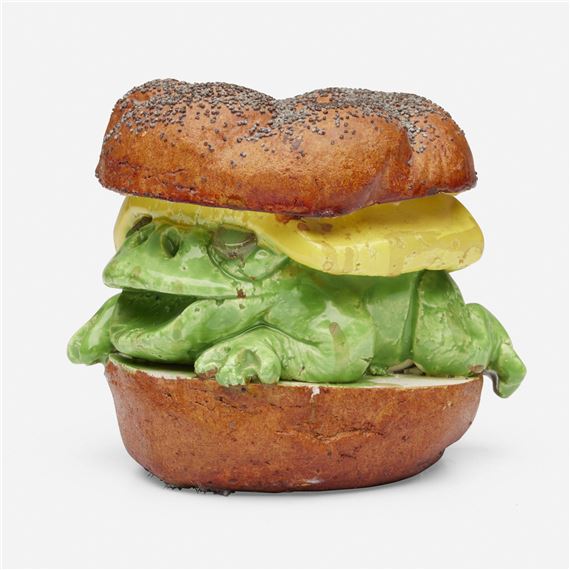 David Gilhooly | Frog Sandwich (from the Frog Food series) (1976 ...