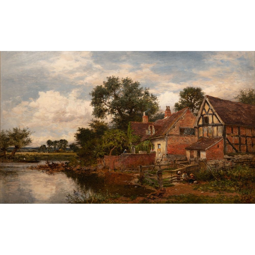 Benjamin Williams Leader | Evening (1886) | MutualArt