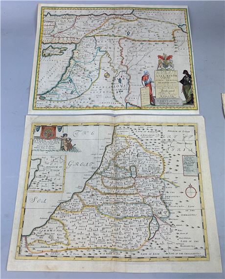 Edward Wells | A HAND COLOURED MAP OF THE EASTERN PARTS OF ASIA MINOR ...