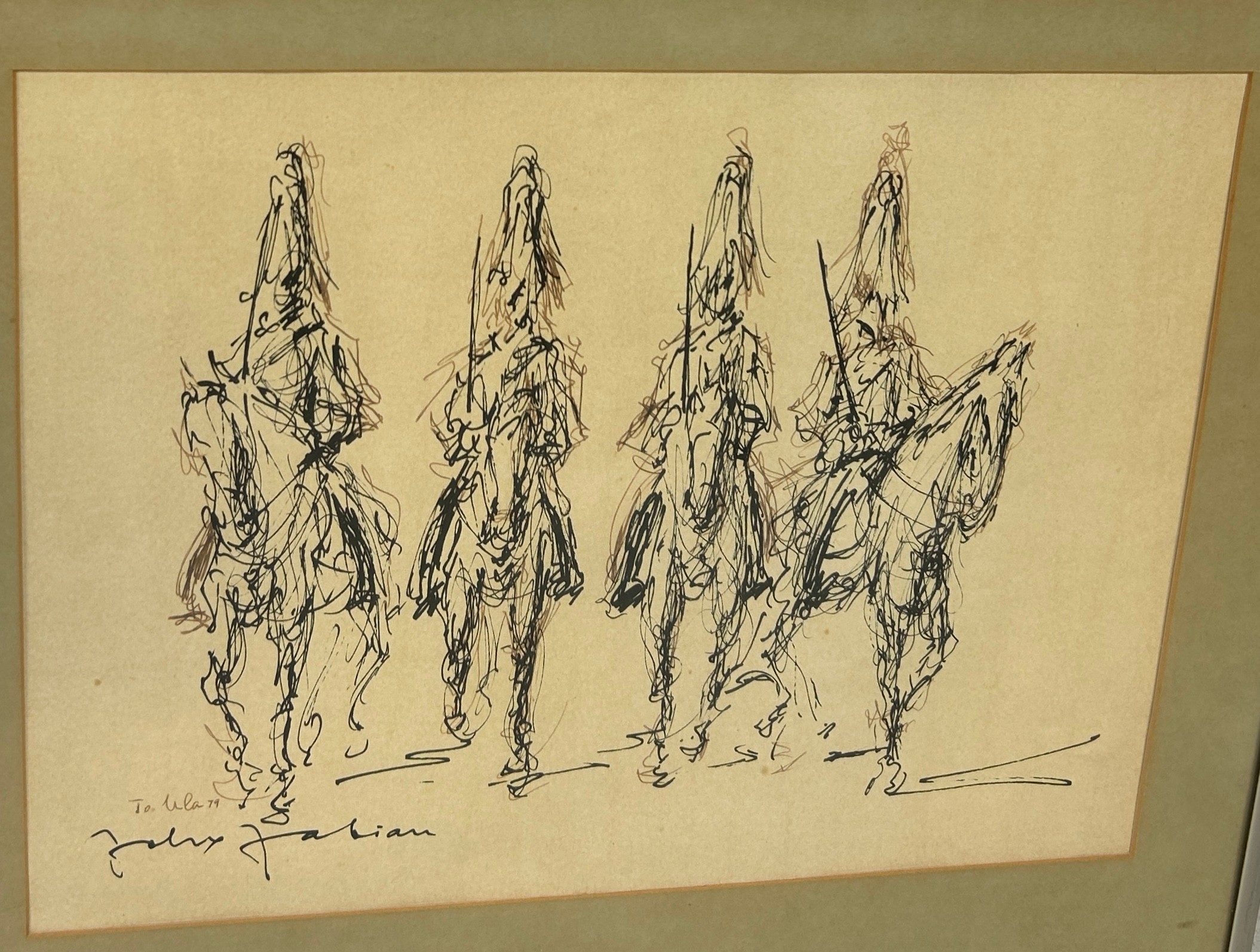Felix Fabian | ATTRIBUTED TO FELIX FABIAN: A GROUP OF THREE INK AND ...