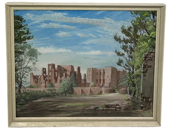 Harry Gibberd | : A WATERCOLOUR PAINTING ON PAPER DEPICTING KENILWORTH ...