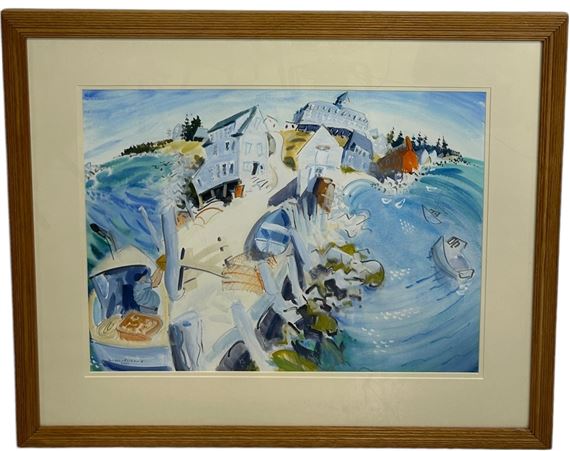Ian Weatherhead | : A WATERCOLOUR PAINTING ON PAPER DEPICTING SHIPS ...