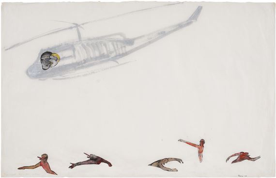 Nancy Spero | Pilot/Co-Pilot, Helicopter, Victims (1968) | MutualArt