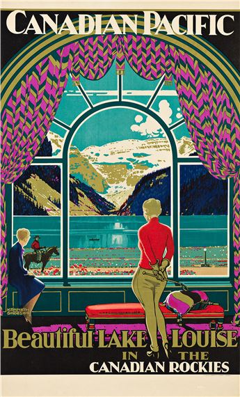 Kenneth D. Shoesmith | CANADIAN PACIFIC / BEAUTIFUL LAKE LOUISE. 1930 ...