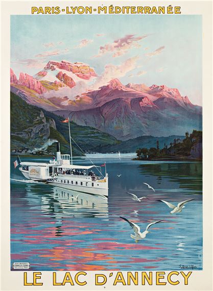 Frederic Hugo d'Alési | LE LAC D'ANNECY. Circa 1900 (Circa 1900 ...