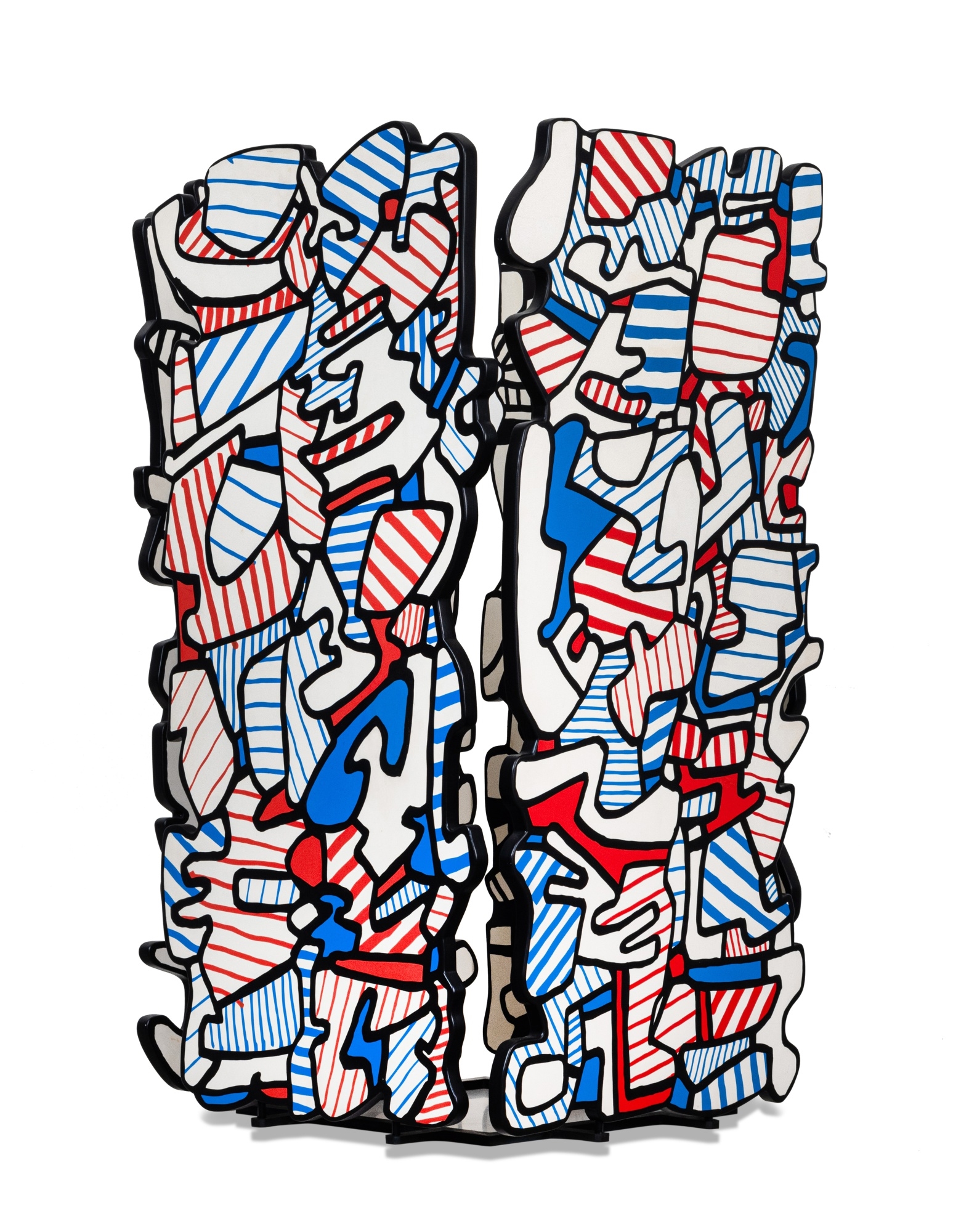 Jean Dubuffet | PORTRAIT DE FEMME VÊTUE DE ROUGE (1974) | MutualArt