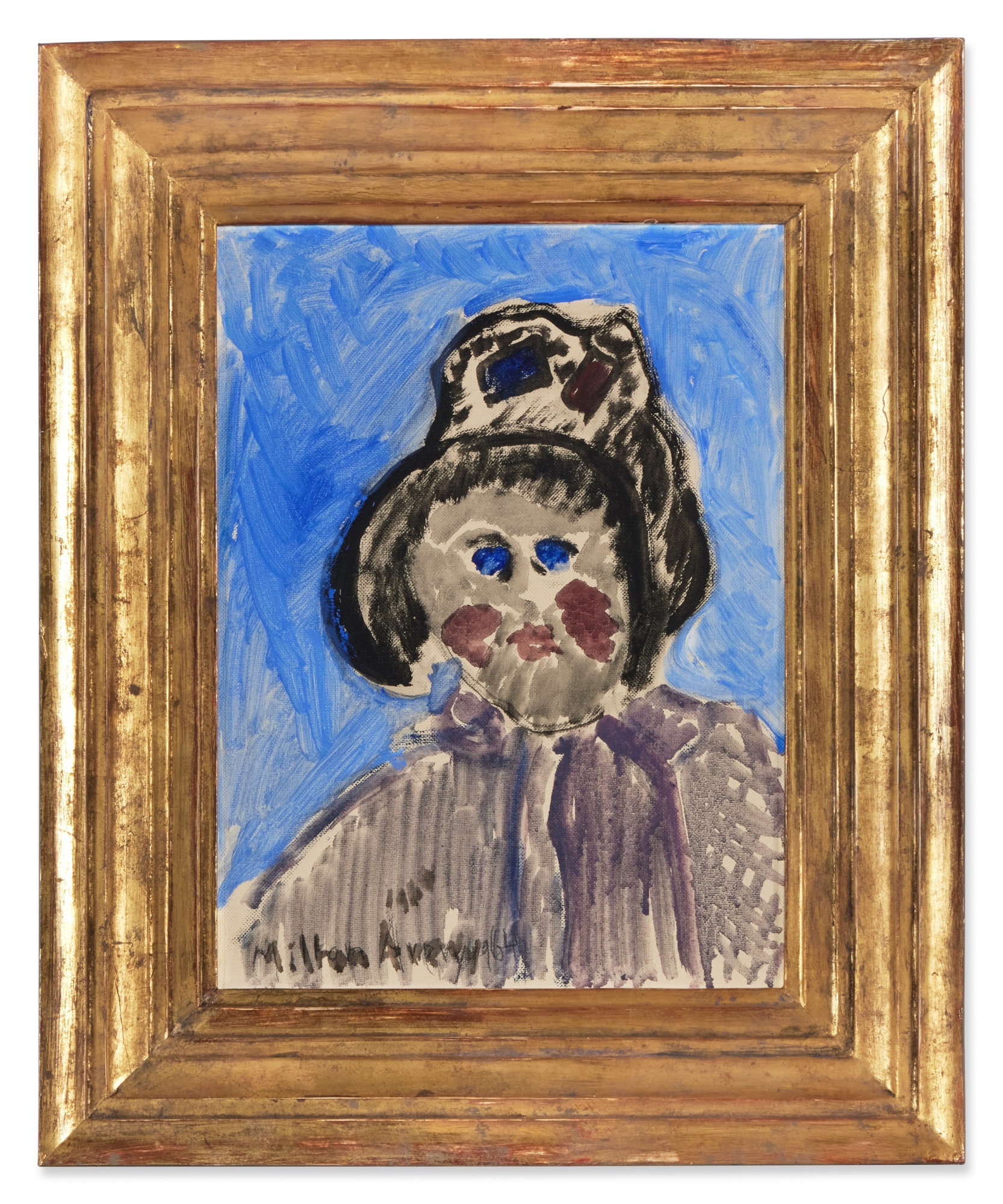 Milton Avery | Girl with Rosy Cheeks (1964) | MutualArt