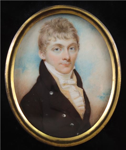 Henry Jacob Burch Jr. | A portrait miniature of John Lush (Circa 1805 ...