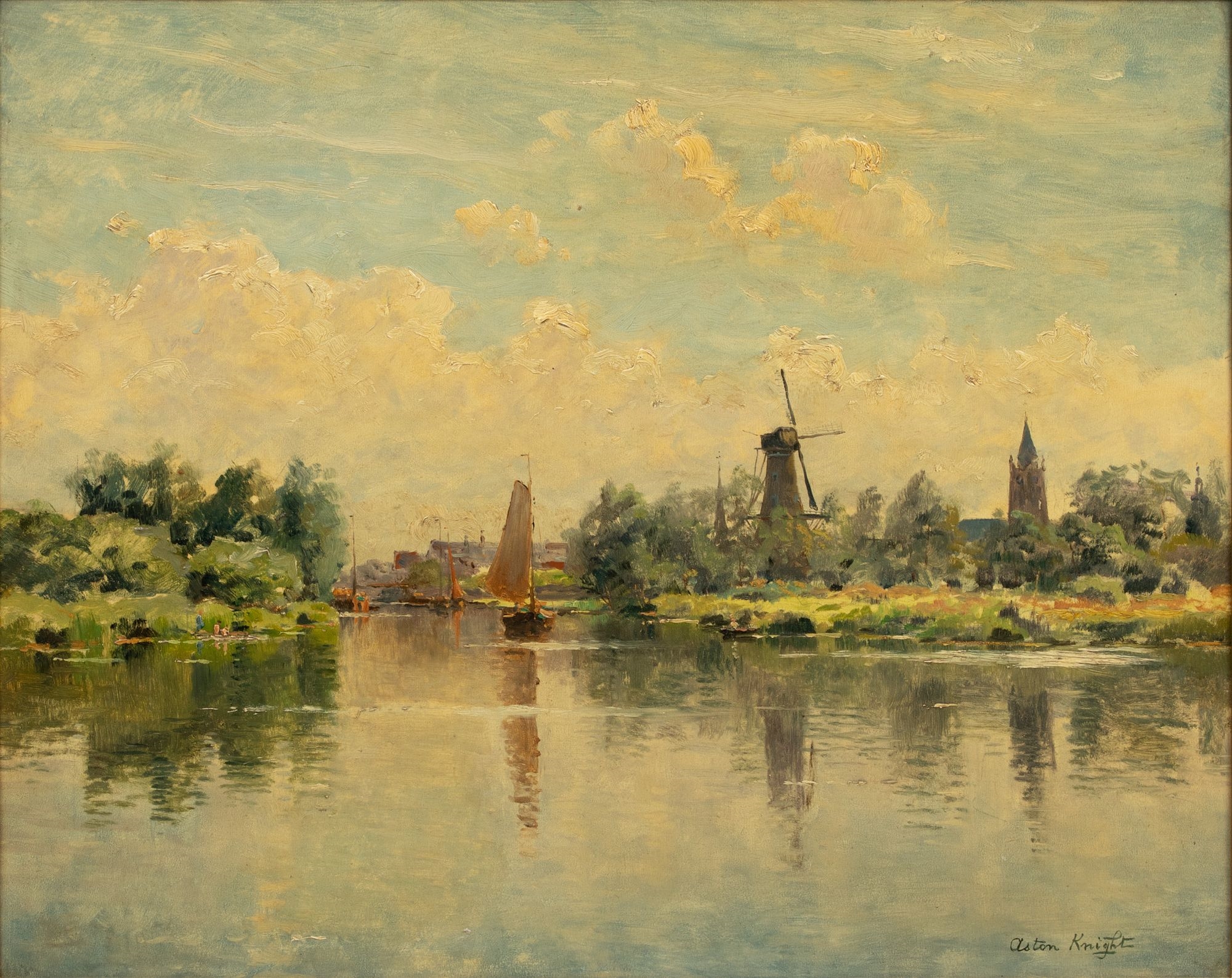 Louis Aston Knight | Apple Blossoms | MutualArt