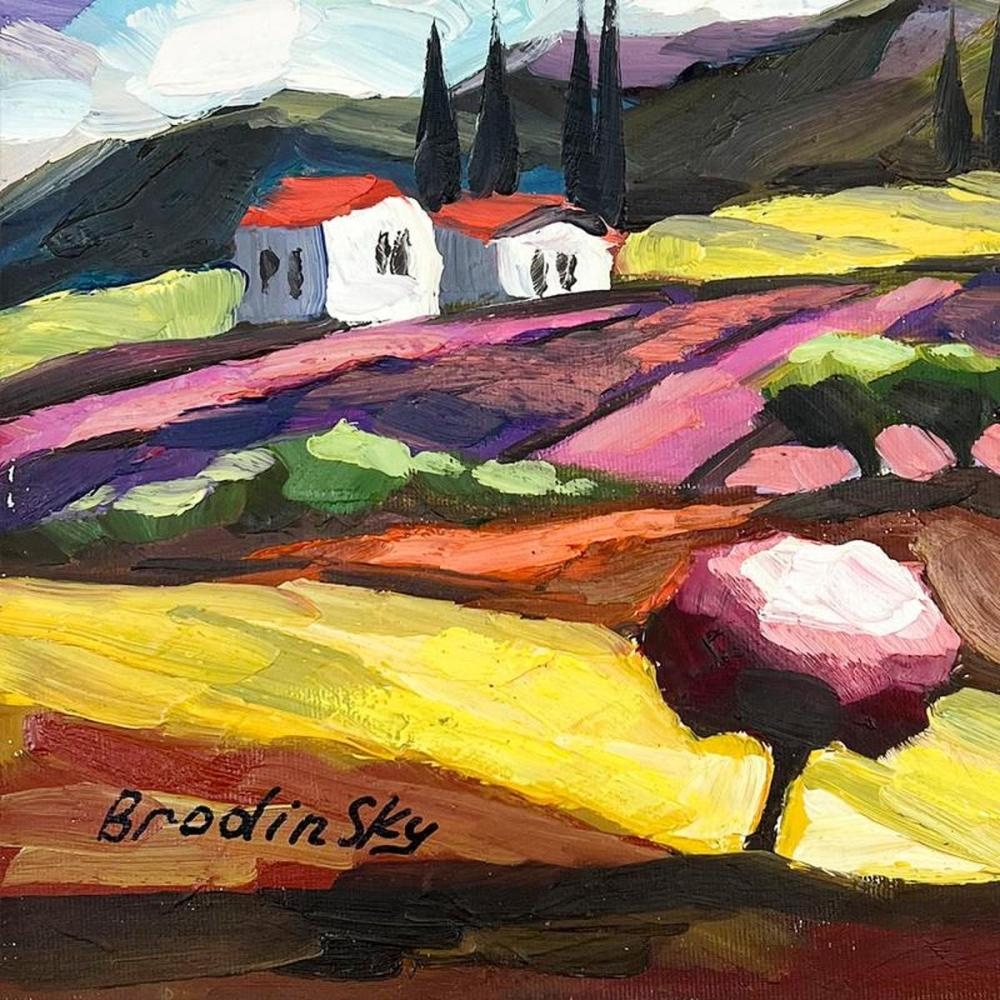 Slava Brodinsky | Slava Brodinsky Hand Signed Original Painting on ...