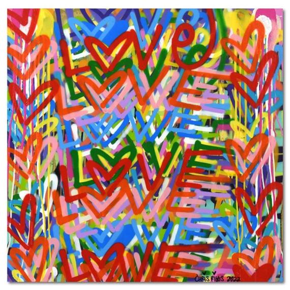 Chris Riggs | Chris Riggs, Love Original Spray Paint Painting on ...