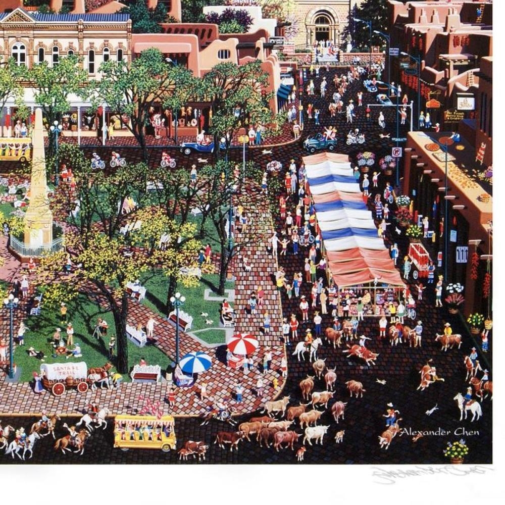 Alexander Chen | Santa Fe Limited Edition Lithograph by Alexander Chen ...