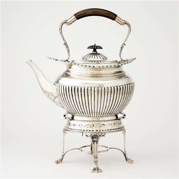 William Hutton & Sons | Edwardian Sterling Silver Kettle on Stand ...