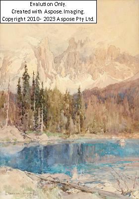 Edward Harrison Compton | Lake Karer in den Dolomites | MutualArt