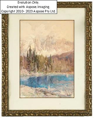 Edward Harrison Compton | Lake Karer in den Dolomites | MutualArt
