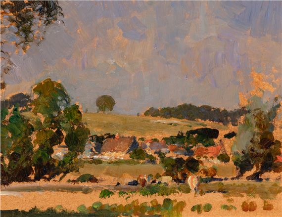 Edward Brian Seago | A Wiltshire Village | MutualArt