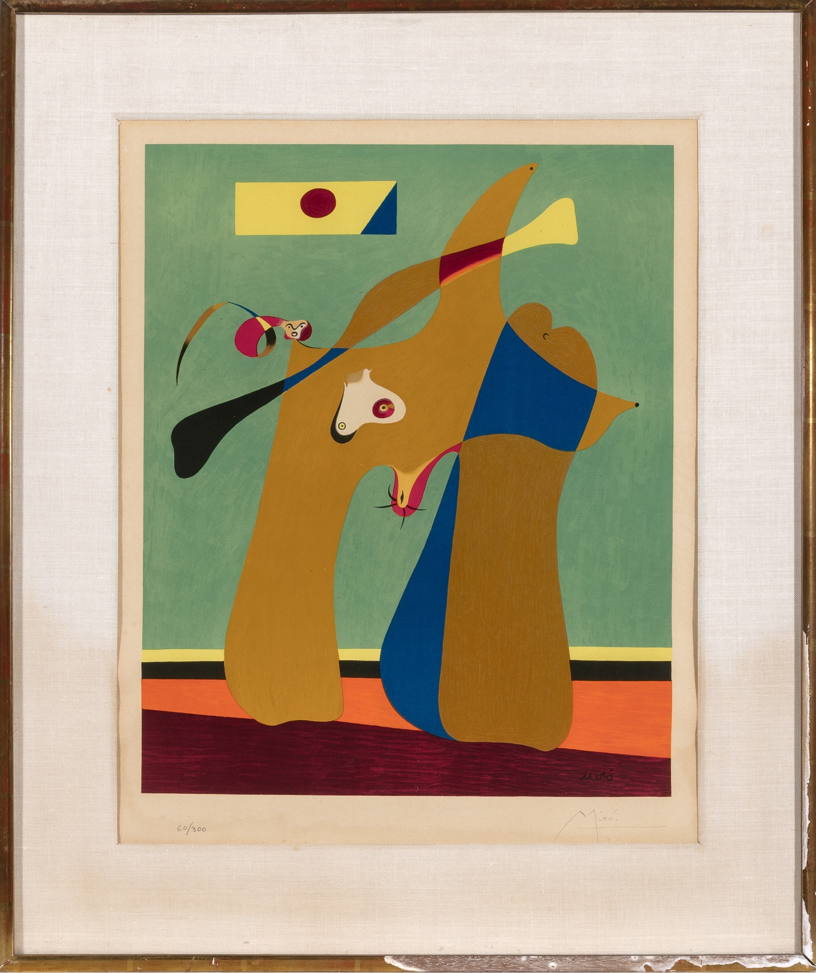 Joan Miró | Color lithograph (1958) | MutualArt