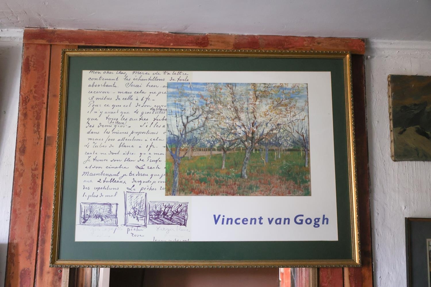 Vincent Van Gogh | Vincent Van Gogh Orchard Scene Spring Fine Art ...
